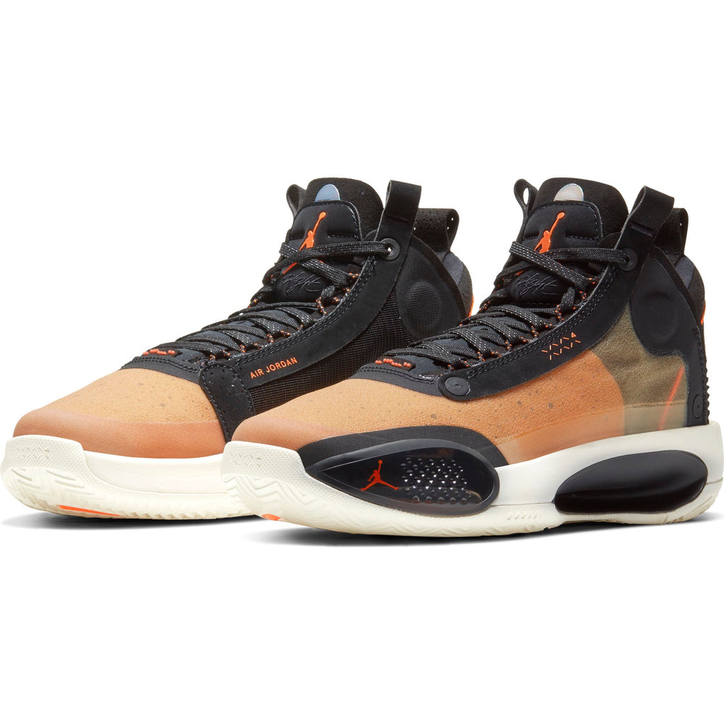 Nike Kids Jordan Air XXXIV Basketball Boot/shoe - Amber Rise/Metallic ...